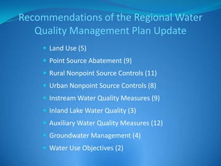 Clean Rivers, Clean Lake 8 -- Restoration Issues/Root River Restoration ...