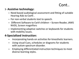 Needs of Special Education for Children with Special Needs | PPT