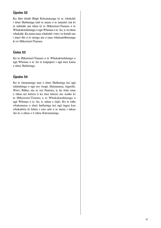 CRC - Maori te rao version | PDF