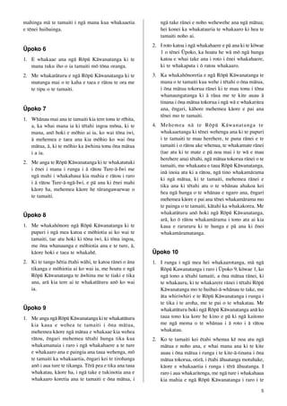 CRC - Maori te rao version | PDF