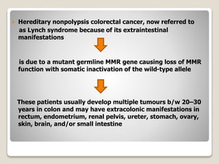 Colorectal molecular pathophysiology.ppt