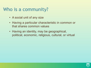 Community Mobilisation and Capacity Building | PPTX