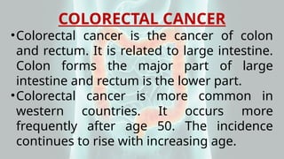 Colorectal Cancer ppt medical surgical nursing .pptx