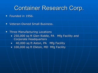 Crc presentation refurbishments | PPT