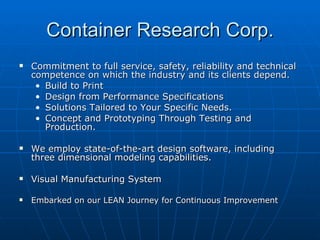 Crc presentation refurbishments | PPT