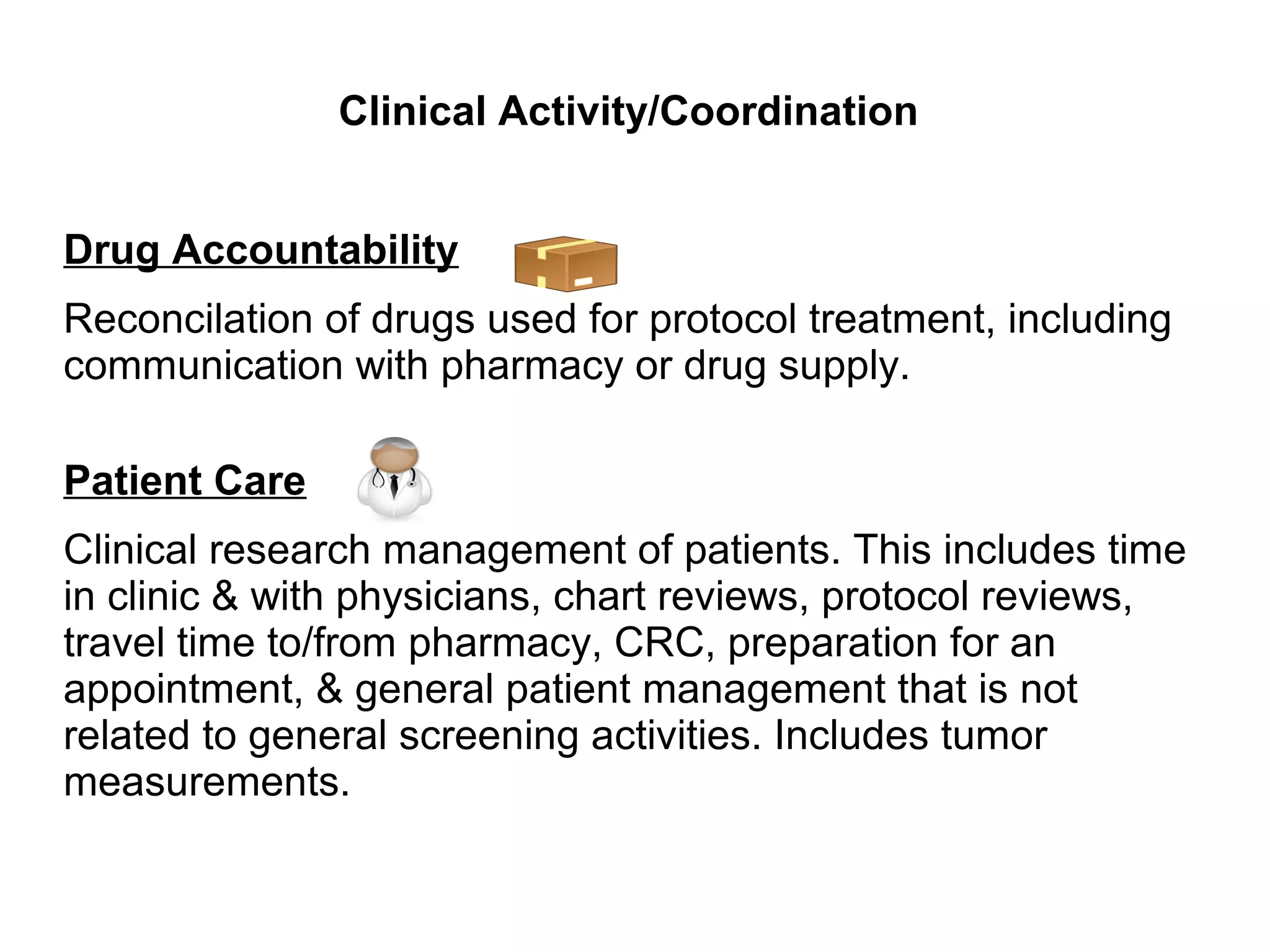 Clinical research coordinator responsibilities | PPT