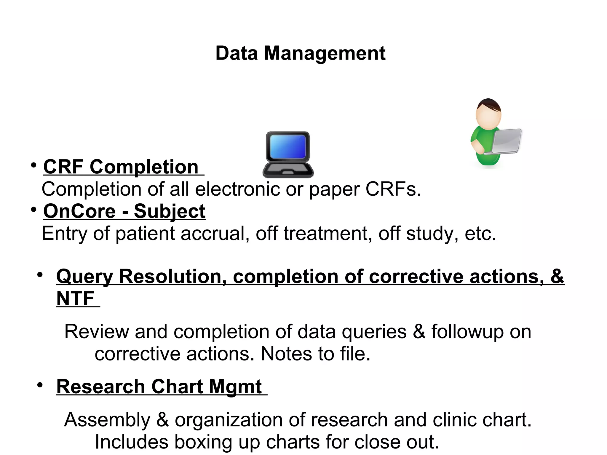 Clinical research coordinator responsibilities | PPT