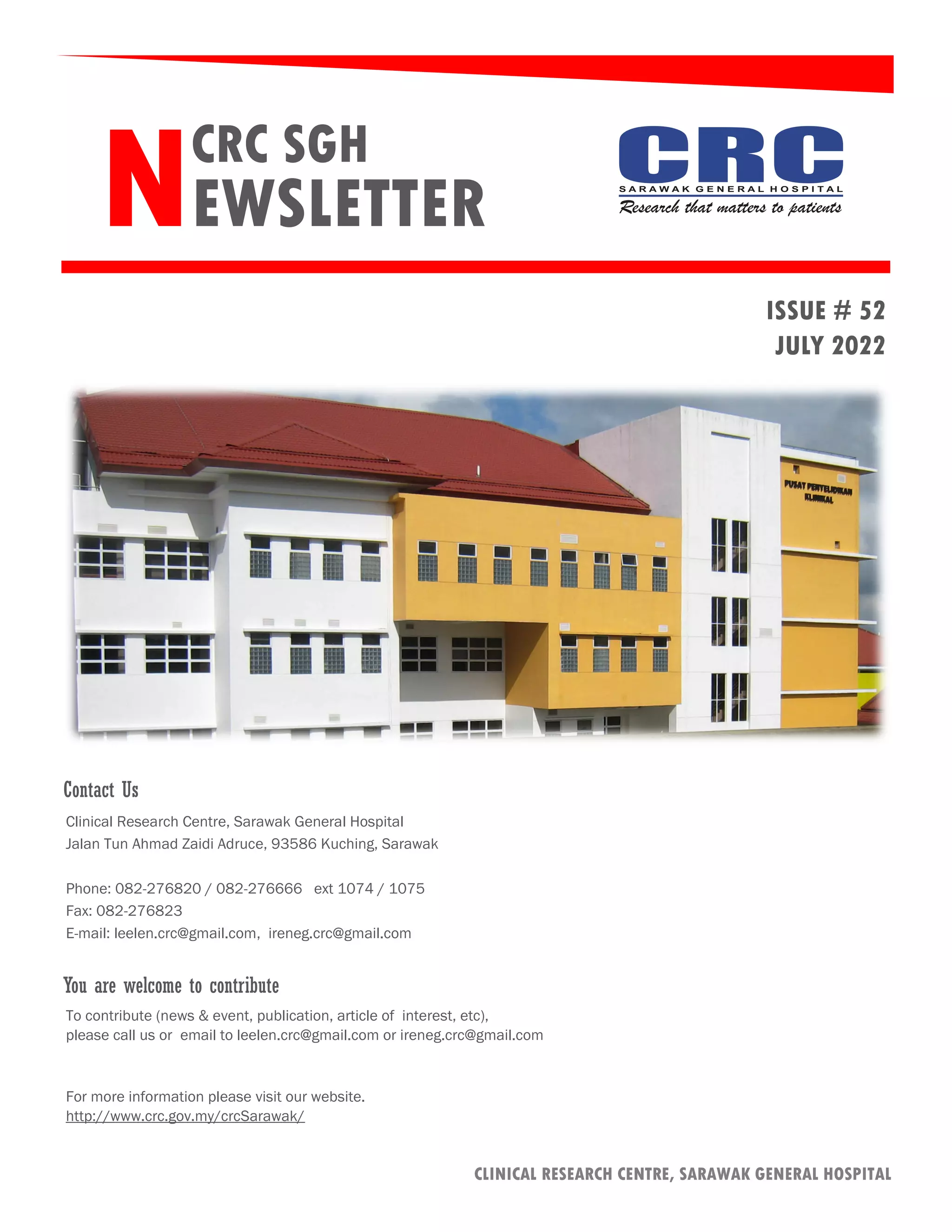 CRC SGH Newsletter Issue 52 | PDF
