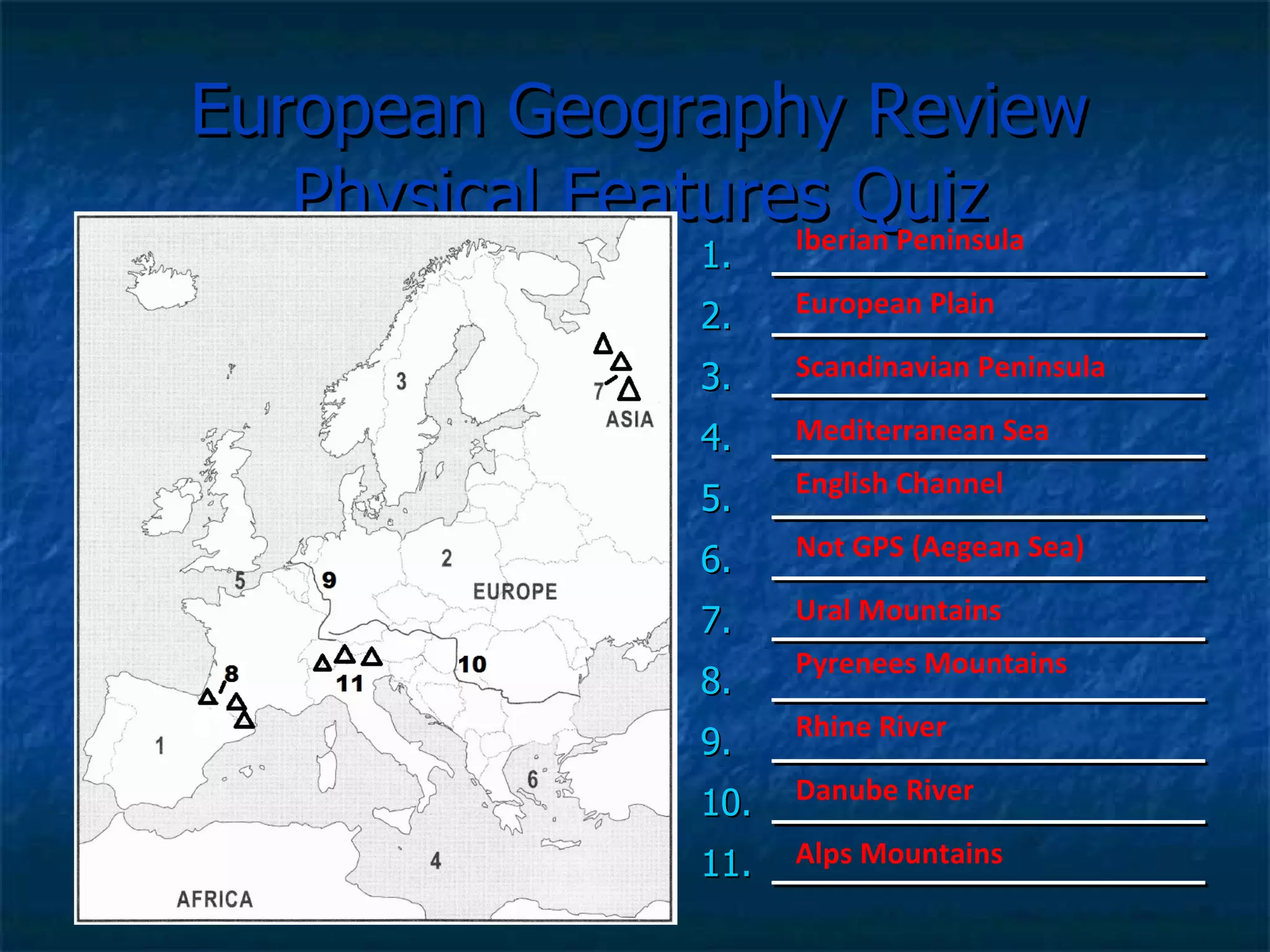 CRCT Geography review | PPT