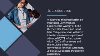 CRC The Flagship Noida | PPTX