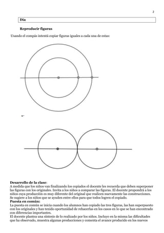 el circulo y la circunsferencia para cuarto | DOCX