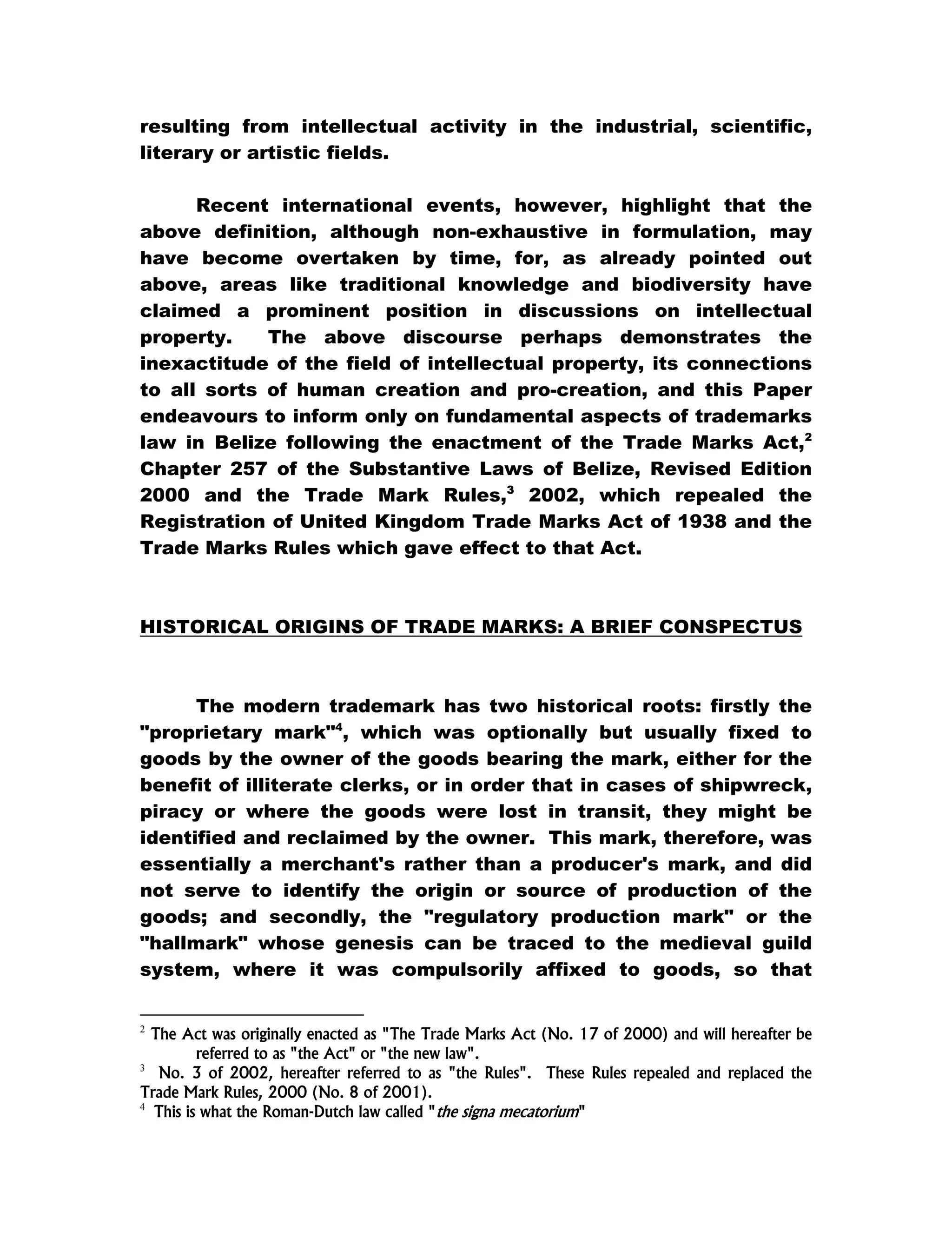 TRADE MARKS: FUNDAMENTAL ELEMENTS OF THE NEW LAW | PDF