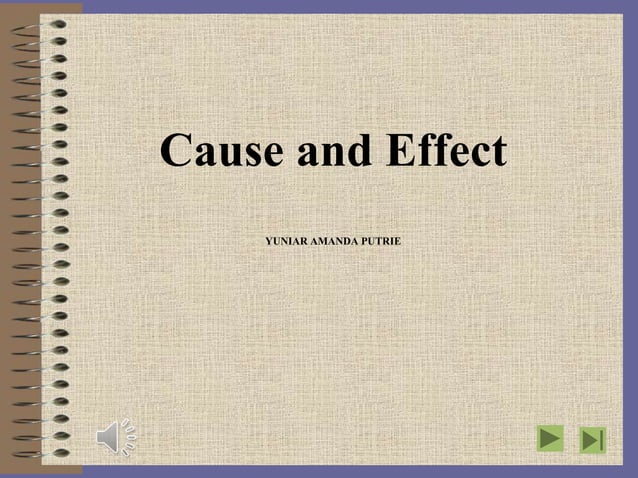 YUNIAR CAUSE AND EFFECT | PPT