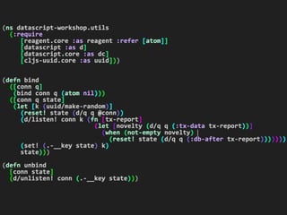 Getting Started With Datascript and Reagent | PDF