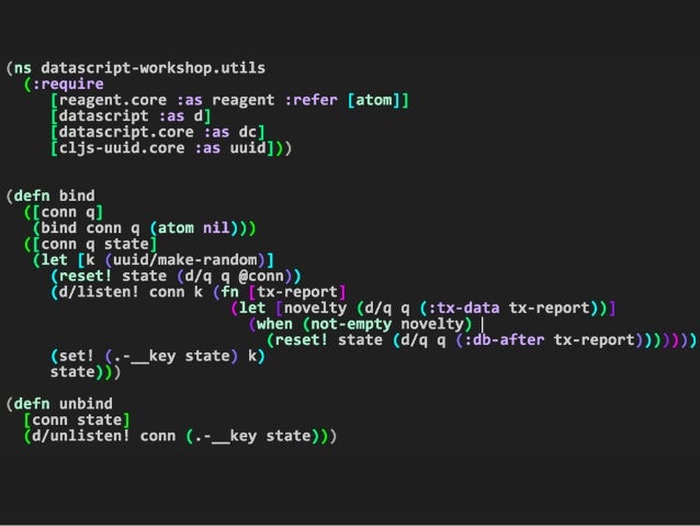 Getting Started With Datascript and Reagent