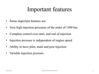 COMMON RAIL DIESEL INJECTION (CRDI;CRDe) | PPTX