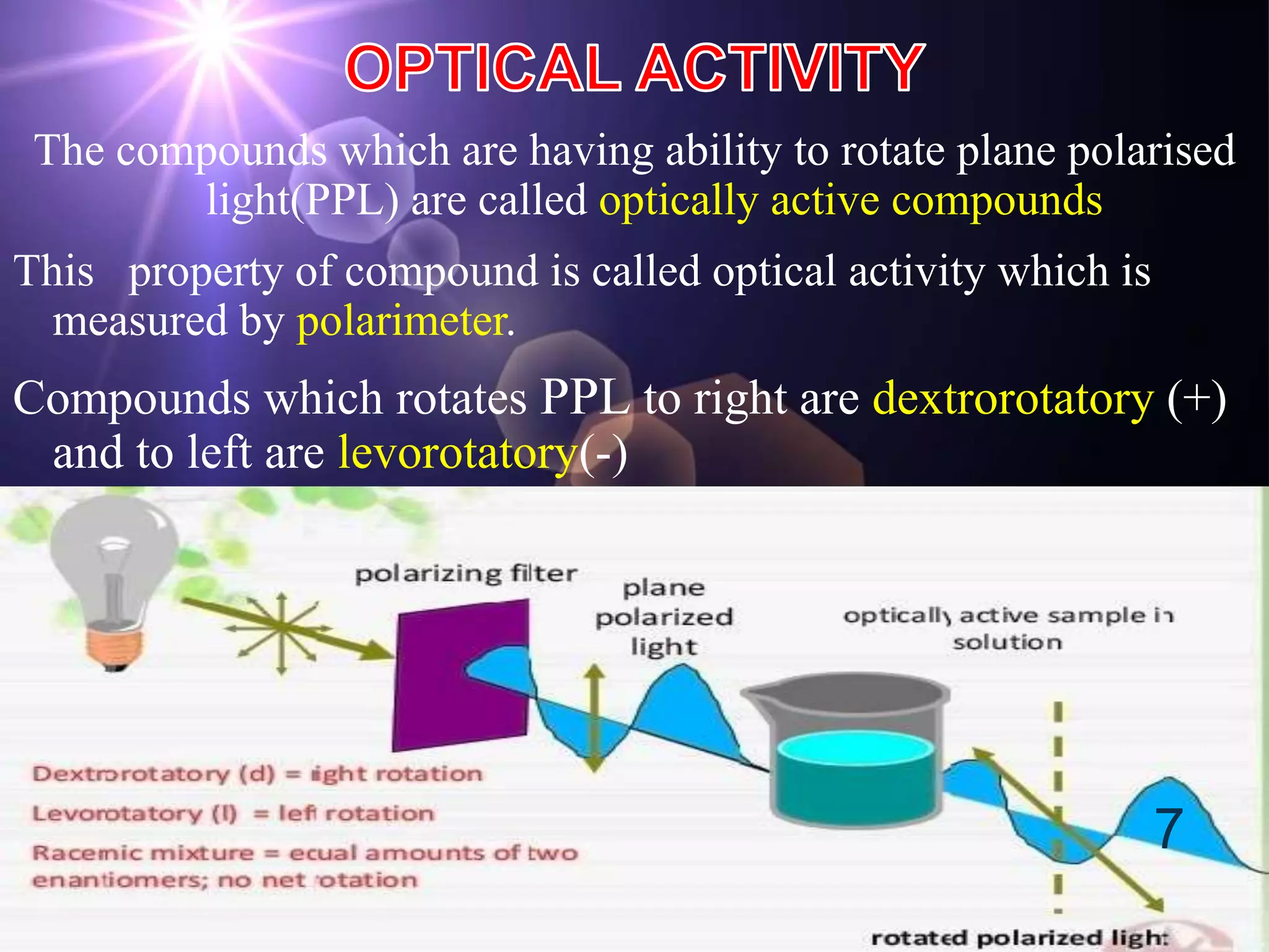 Optical rotatory dispersion and circular dichroism | PPTX
