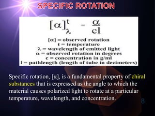 Optical rotatory dispersion and circular dichroism | PPTX