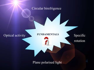 Optical rotatory dispersion and circular dichroism | PPTX