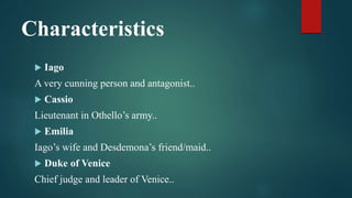 Othello William Shakespeare - Presentation Slides - By Rehan Butt | PDF