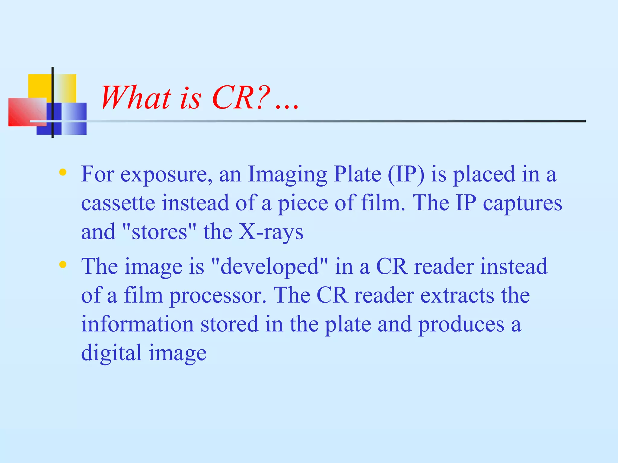 CR & DR | PPT