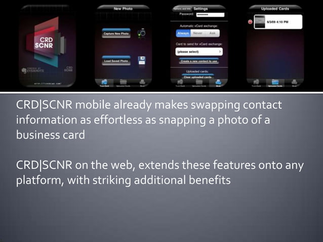 crdscnr (Card Scanner App) | PPT