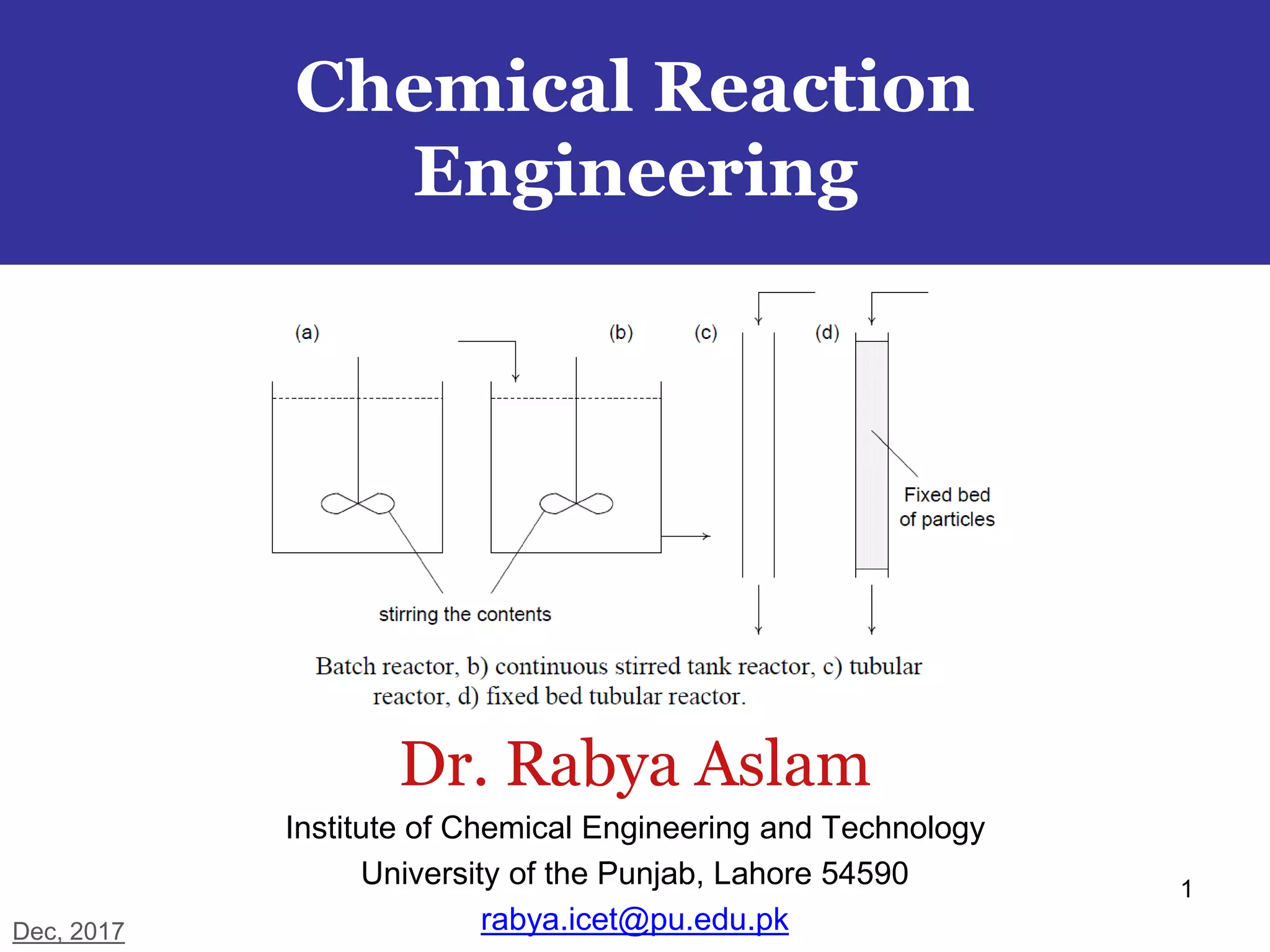 chemical reaction engineering | PDF