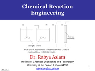 chemical reaction engineering | PDF