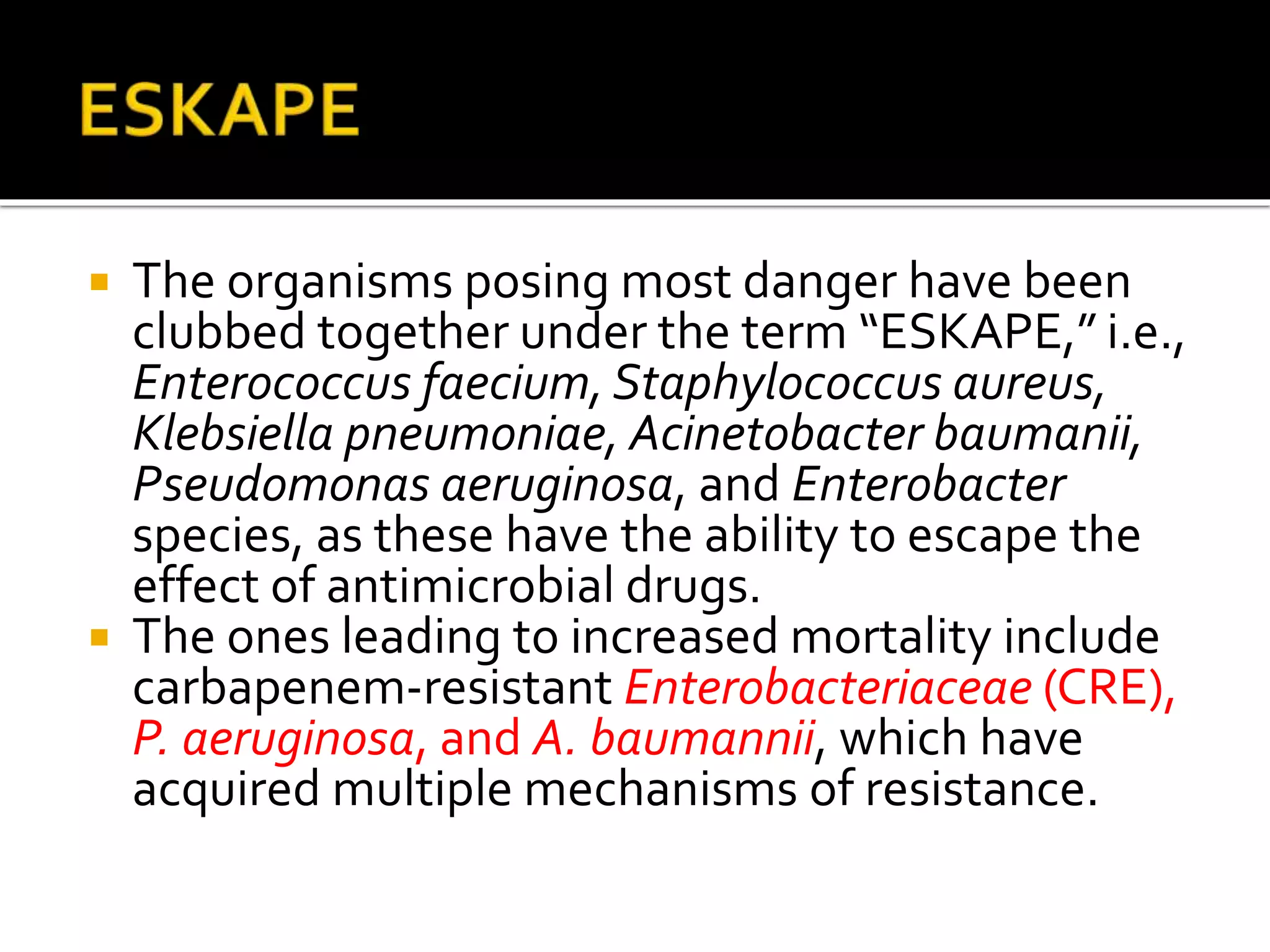 Managing MDR/XDR Gram Negative infections in ICU | PPTX