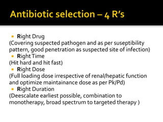 Managing MDR/XDR Gram Negative infections in ICU | PPTX