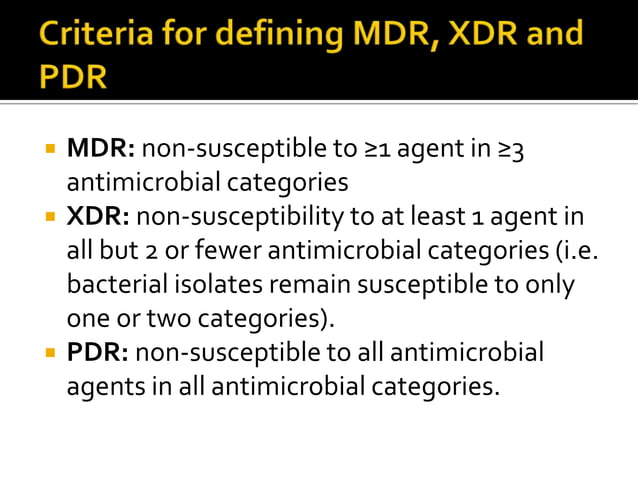 Managing MDR/XDR Gram Negative infections in ICU | PPTX