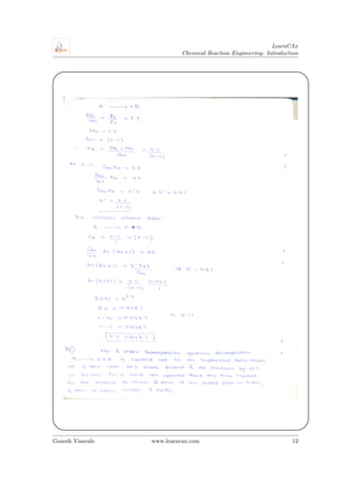 CRE Problems: Interpretation of Batch Reactor Data | PDF