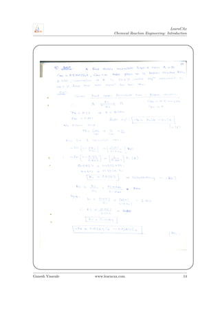 CRE Problems: Interpretation of Batch Reactor Data | PDF