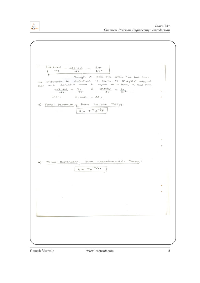 CRE Problems: Interpretation of Batch Reactor Data | PDF