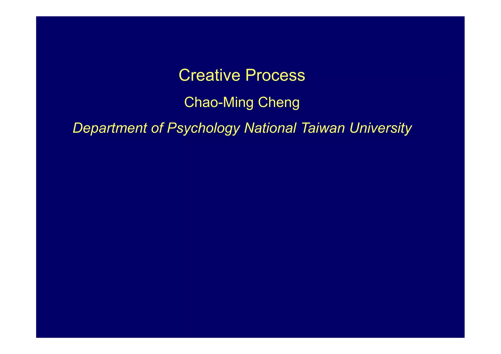 CRE-002-Creative Process | PPT