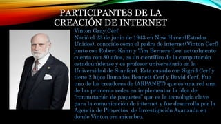 Creación del internet | PPTX