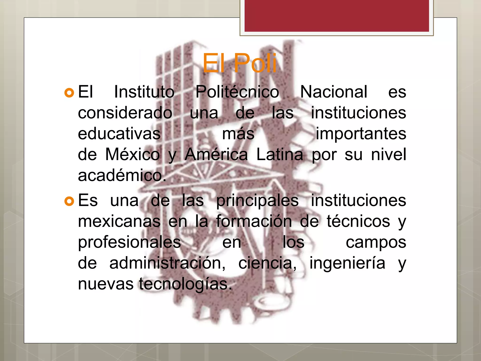Creación del ipn | PPT