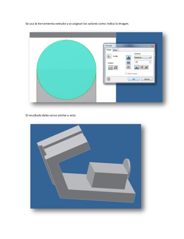 Creación de pieza en inventor paso a paso