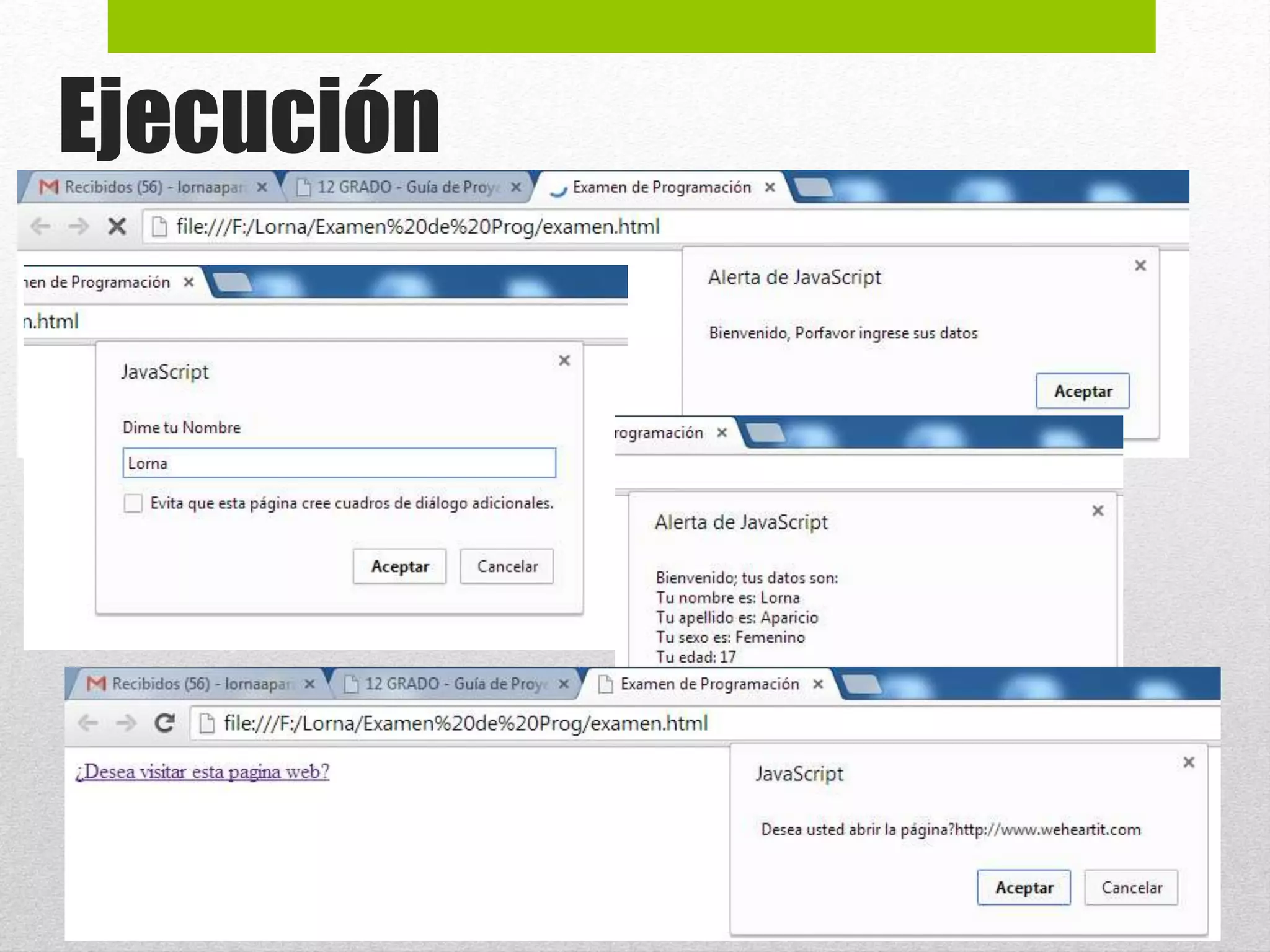 Creación De Una Aplicación En Java Script Ppt