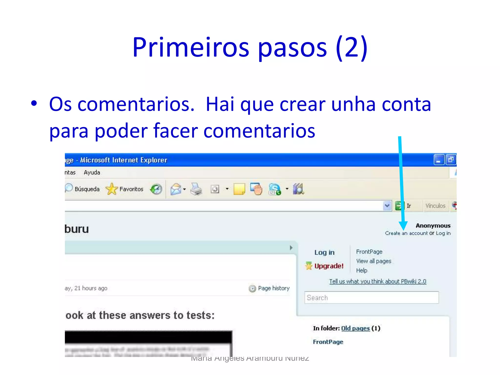 Creación de Wikis en Pbworks | PPTX