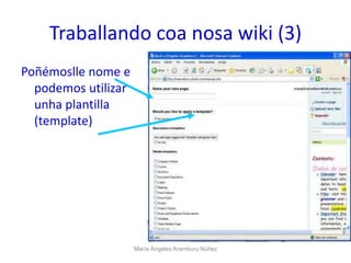 Creación de Wikis en Pbworks | PPTX