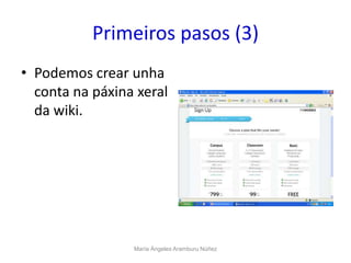 Creación de Wikis en Pbworks | PPTX