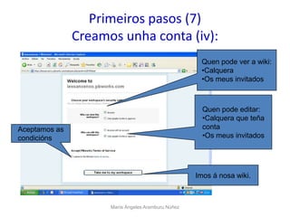 Creación de Wikis en Pbworks | PPTX