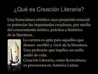 Creación Literaria | PPTX