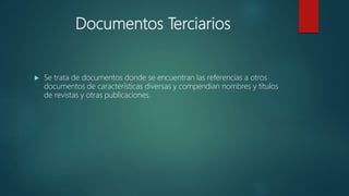 Creación y organización de documentos escritos | PPTX