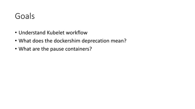 Pod Sandbox workflow creation from Dockershim | PPT