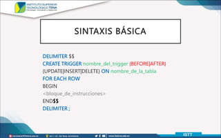 CREACION DE TRIGGERS.pptx