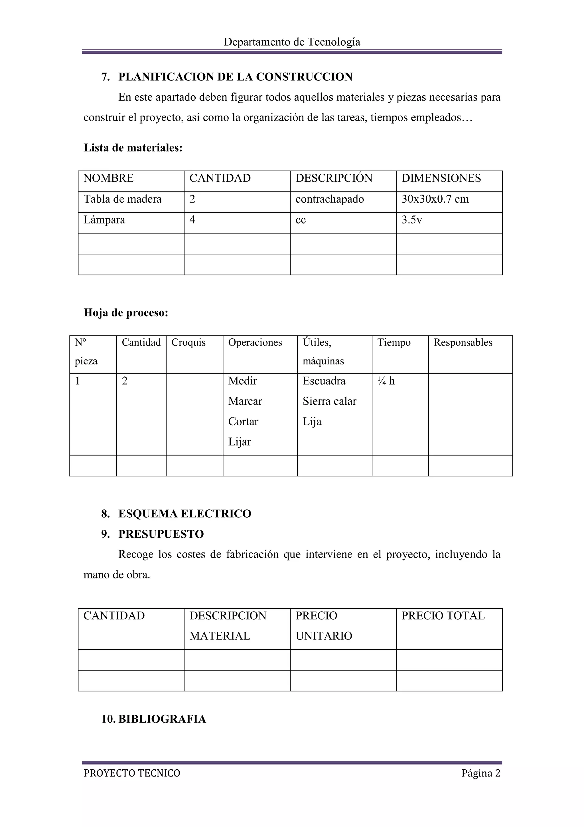 Creacion de un proyecto tecnico | PDF