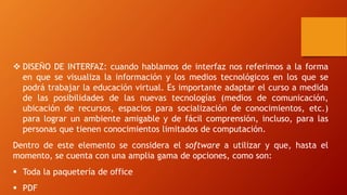 CREACIÓN Y MANEJO DE ENTORNOS VIRTUALES DE APRENDIZAJE (EVA) | PPTX