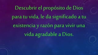 Creados con propósito | PPT